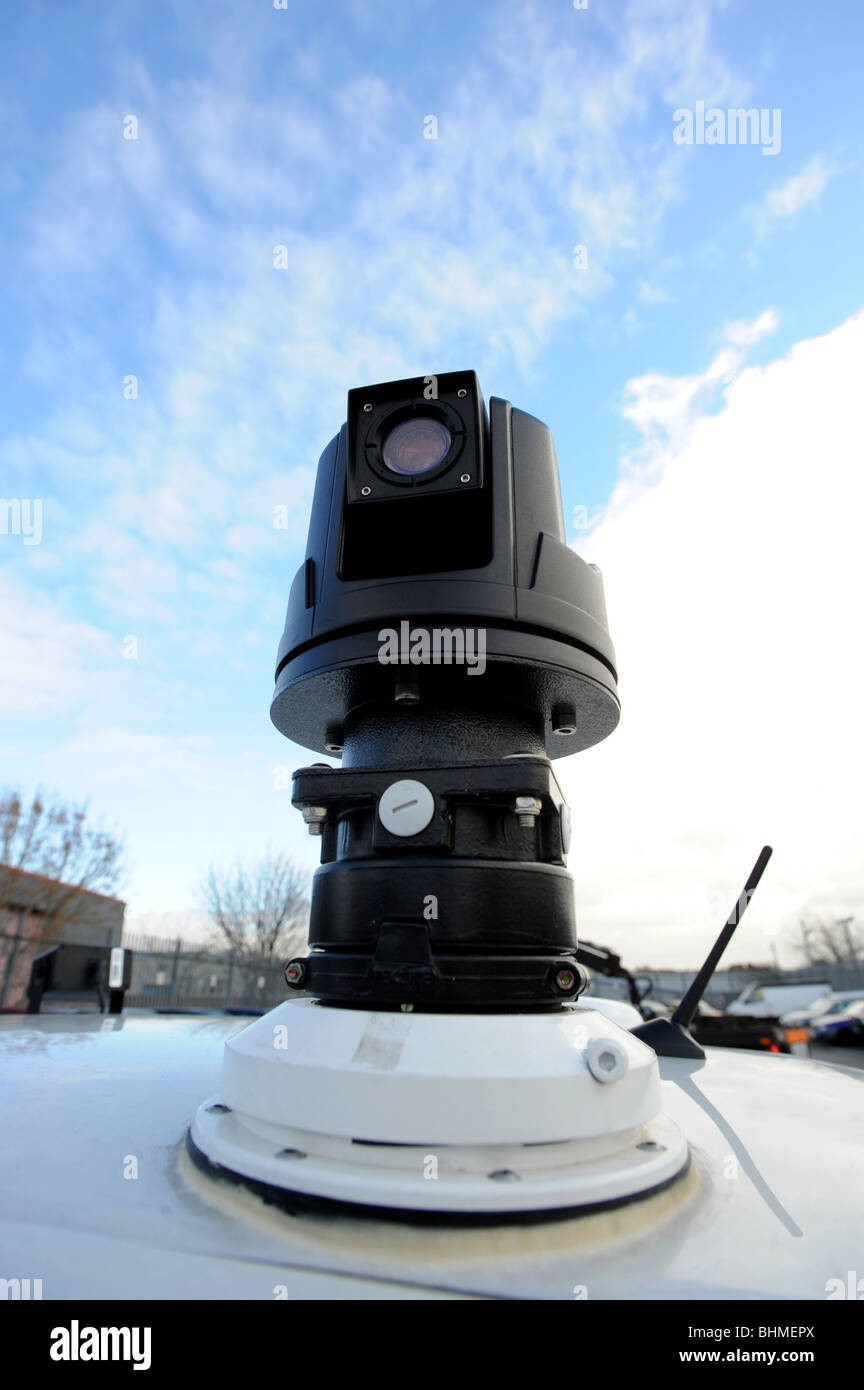 Mobile cctv camera on top of car to monitor and catch motorists parking ...