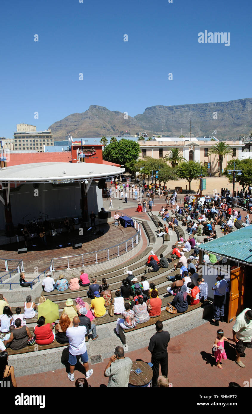 V&A Waterfront Cape Town South Africa the Amphitheatre live ...