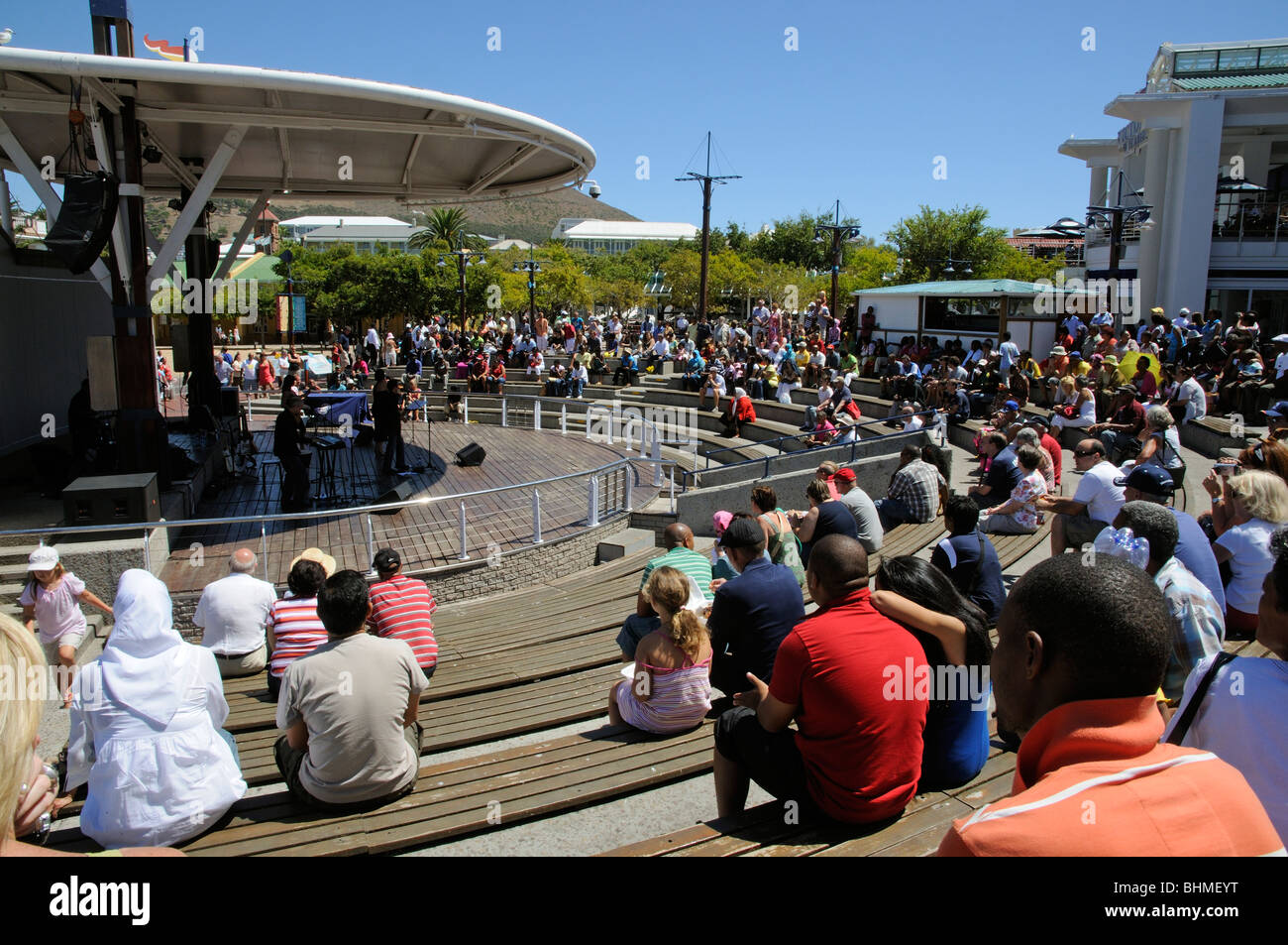 V&A Waterfront Cape Town South Africa the Amphitheatre live ...