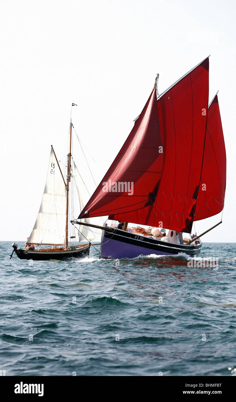 Mousehole Sea, Salts & Sail maritime festival Stock Photo - Alamy