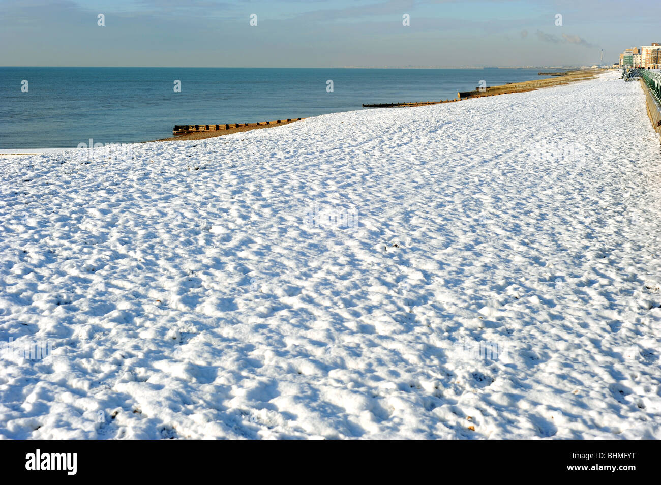 Hove Brighton England Snow Winter High Resolution Stock Photography and ...