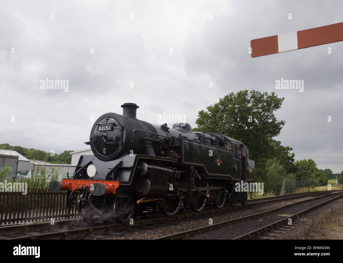 No. 80151 Standard Class Tank Locomotive, Bluebell Railway Stock Photo ...