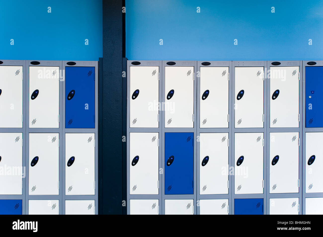 image of changing room lockers Stock Photo - Alamy
