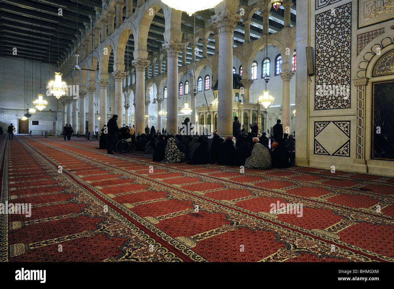 Umayyad Mosque Damascus Interior High Resolution Stock Photography and ...