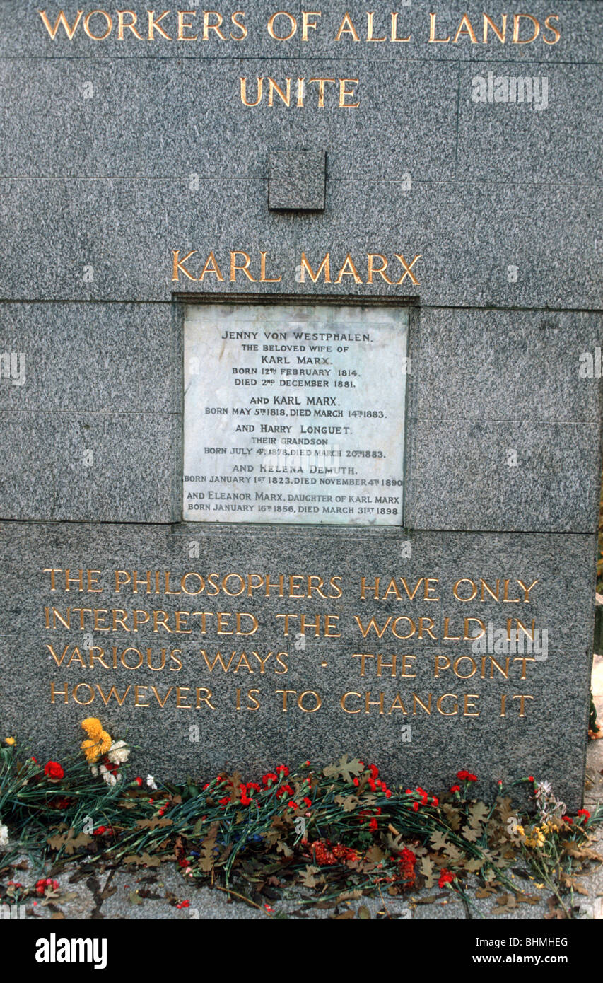 Karl Marx Highgate High Resolution Stock Photography and Images - Alamy