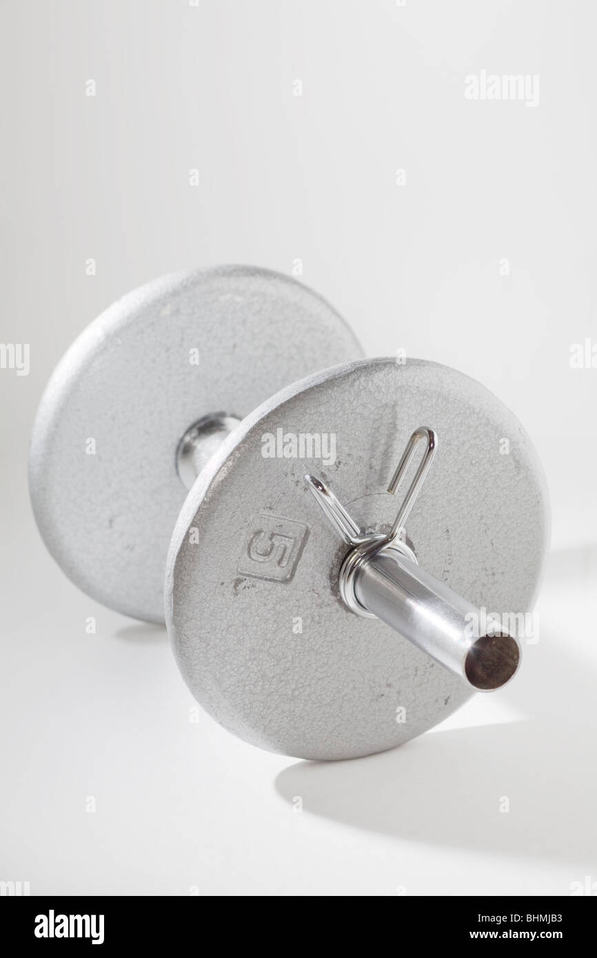 Weights in a studio Stock Photo - Alamy