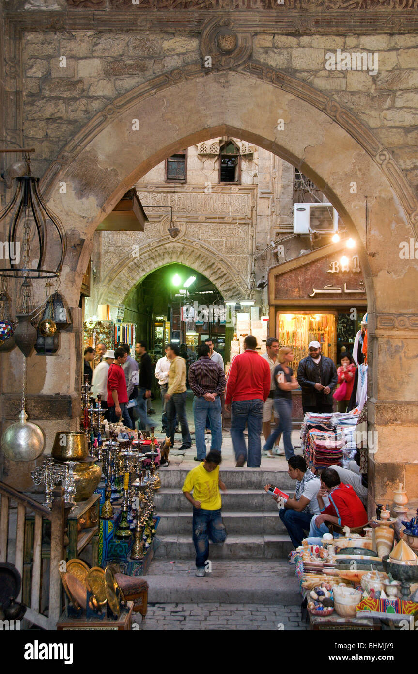 Khan el Khalili Bazaar Cairo, Egypt Stock Photo - Alamy