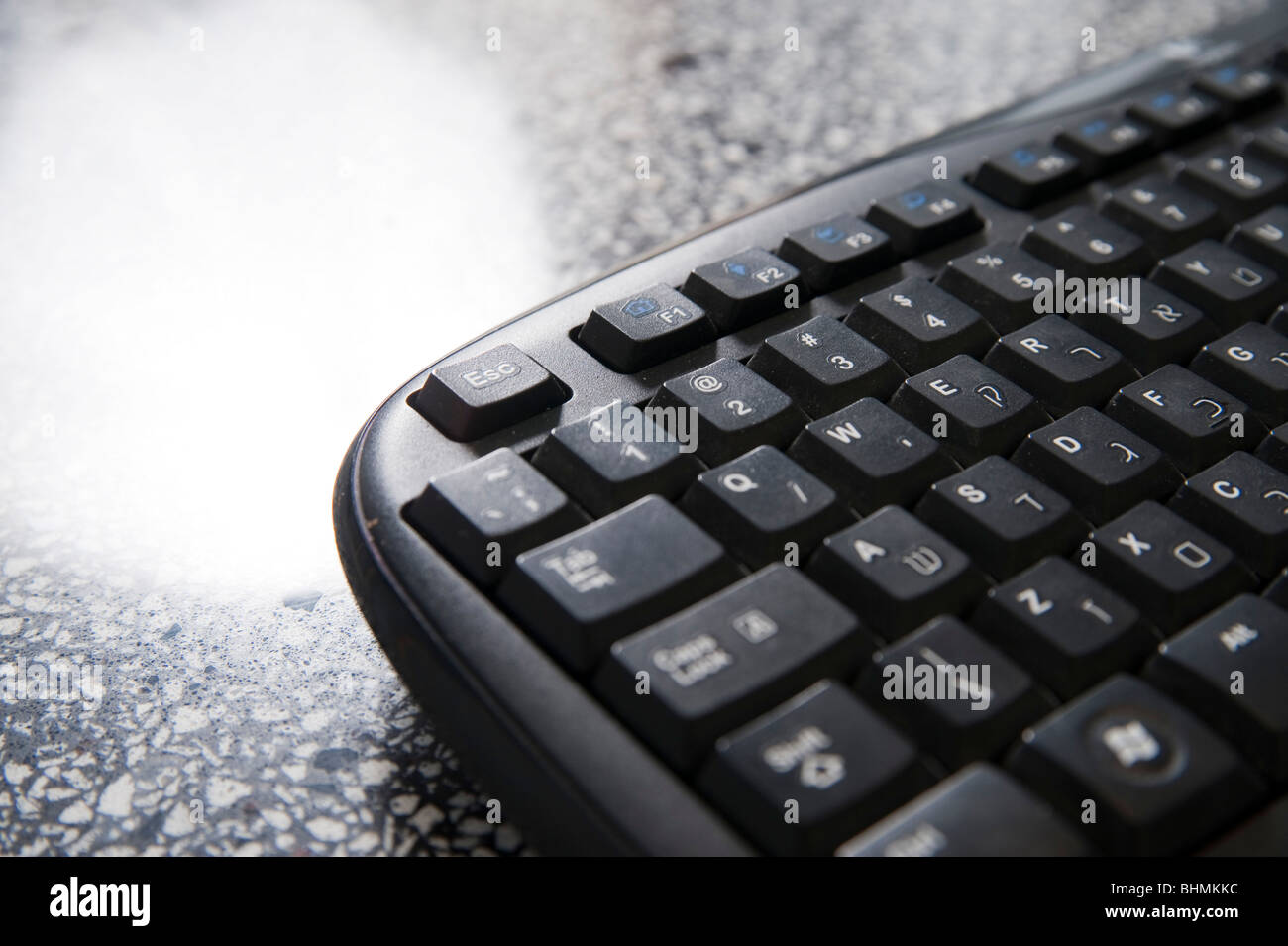 Computer keyboard close up selective focus Stock Photo - Alamy