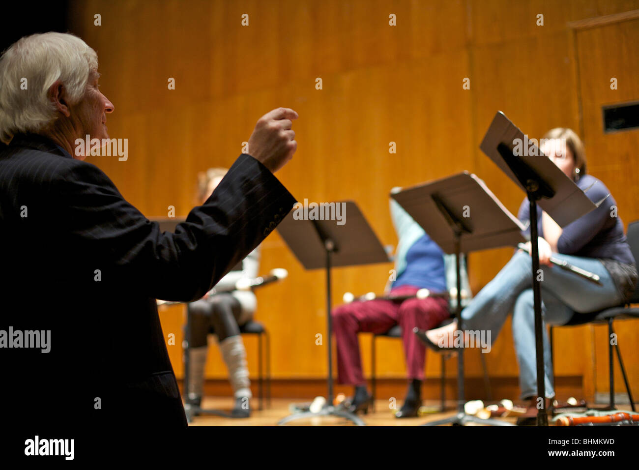 David Bedford English Composer Conducting His Composition Variations ...