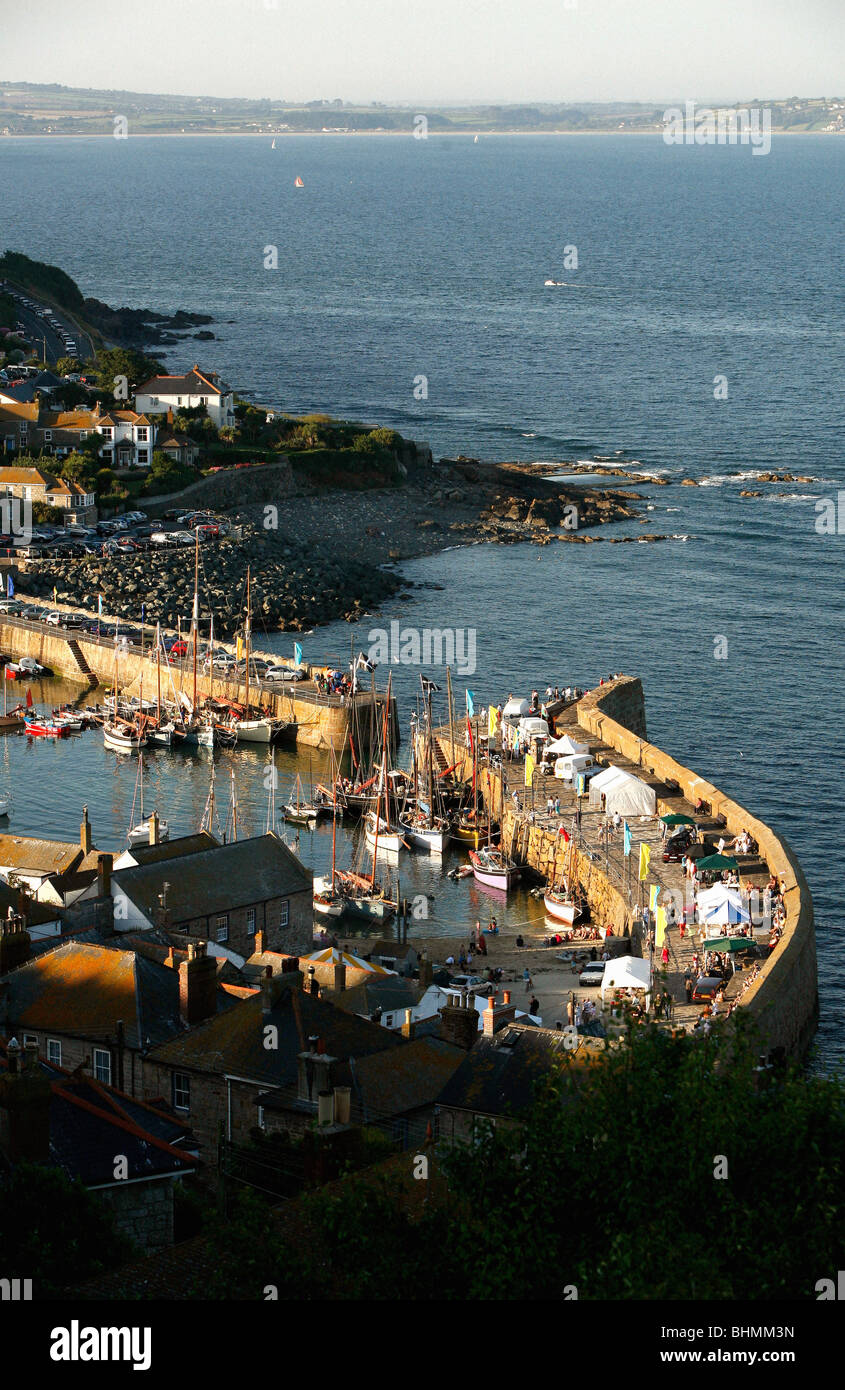 Mousehole harbour, Cornwall Stock Photo - Alamy