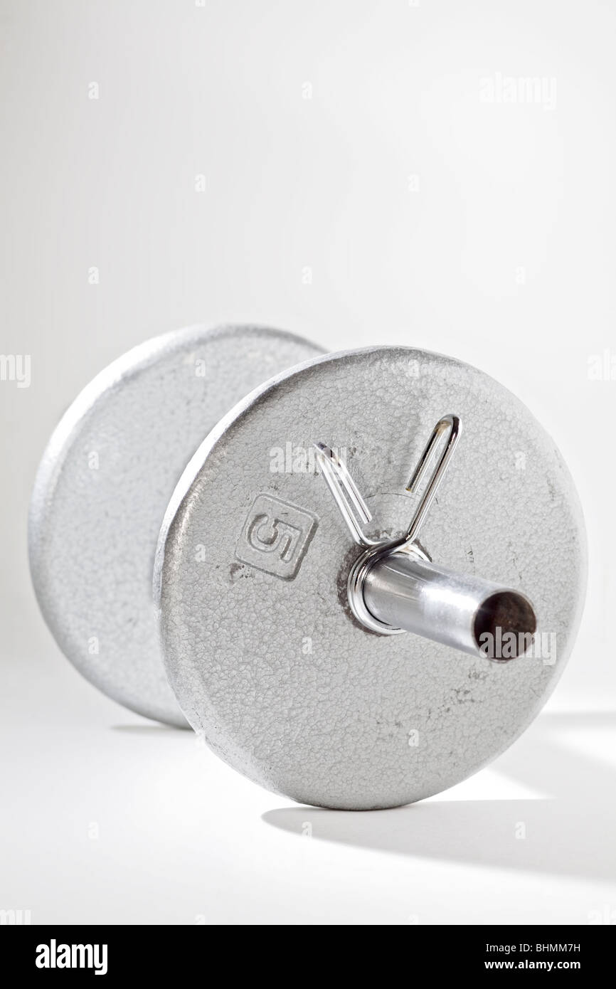 barbell in a studio Stock Photo - Alamy