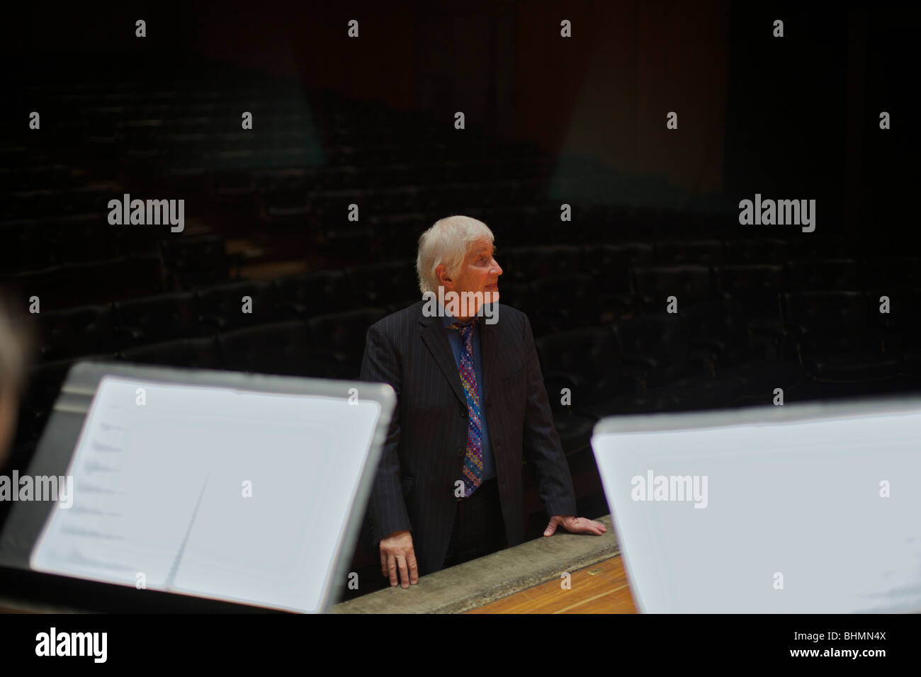 David Bedford English Composer at Rehearsals for His Composition ...