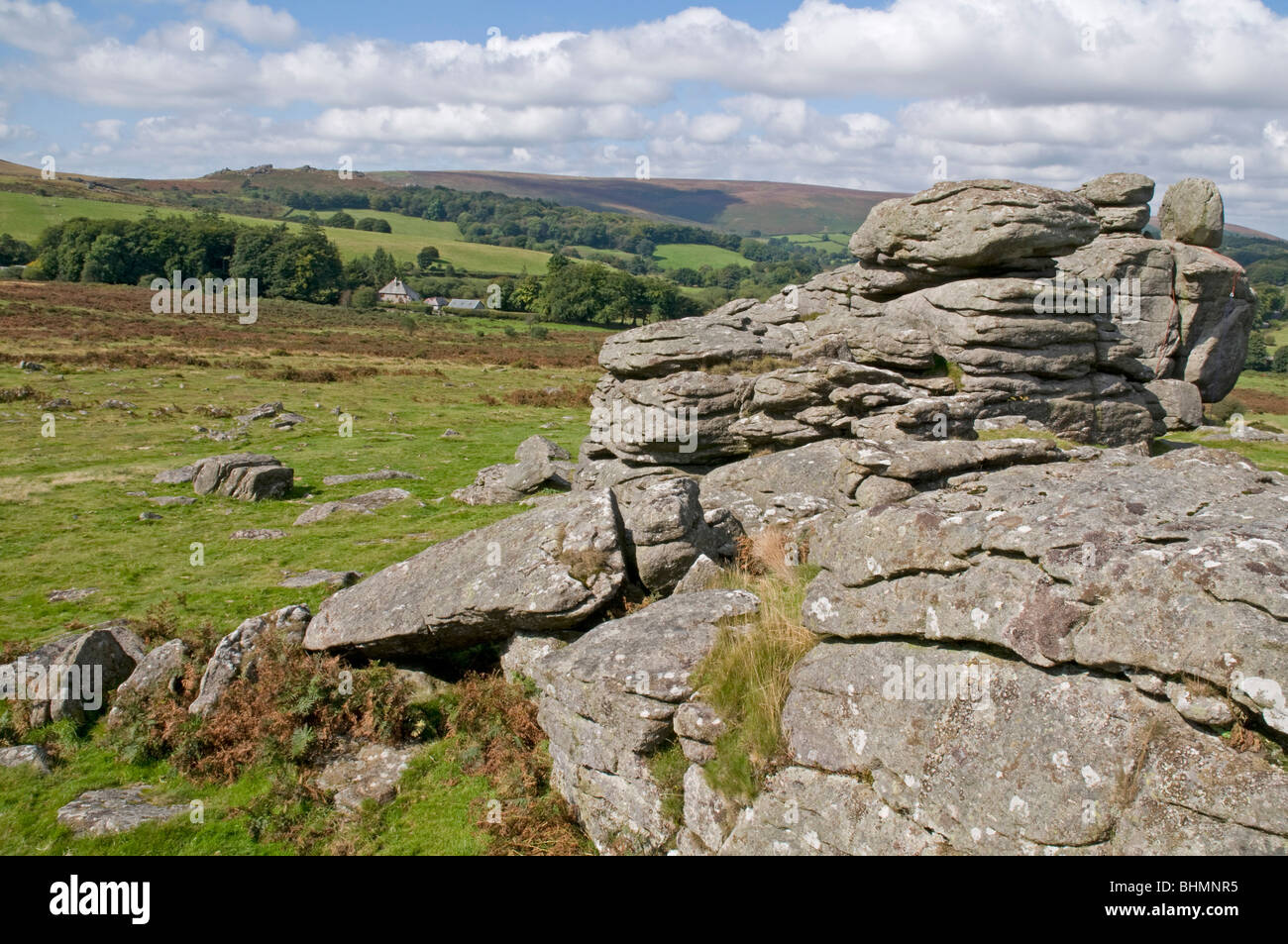 Hound tor dartmoor boulders moor hi-res stock photography and images ...