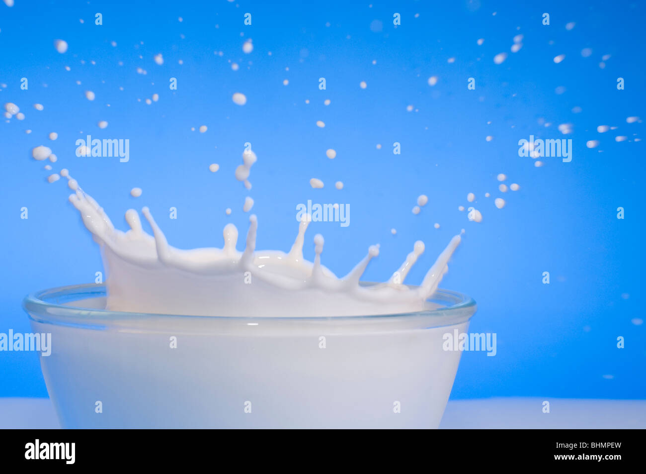 Splash of fresh cold white milk background Stock Photo - Alamy