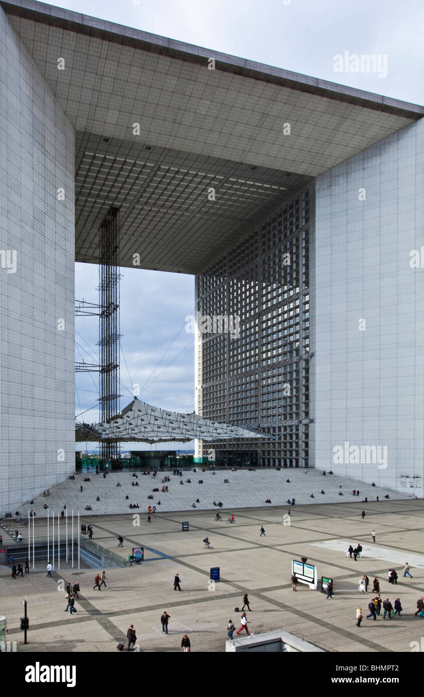 France,Paris, La Defense, the Grand Arc Stock Photo - Alamy