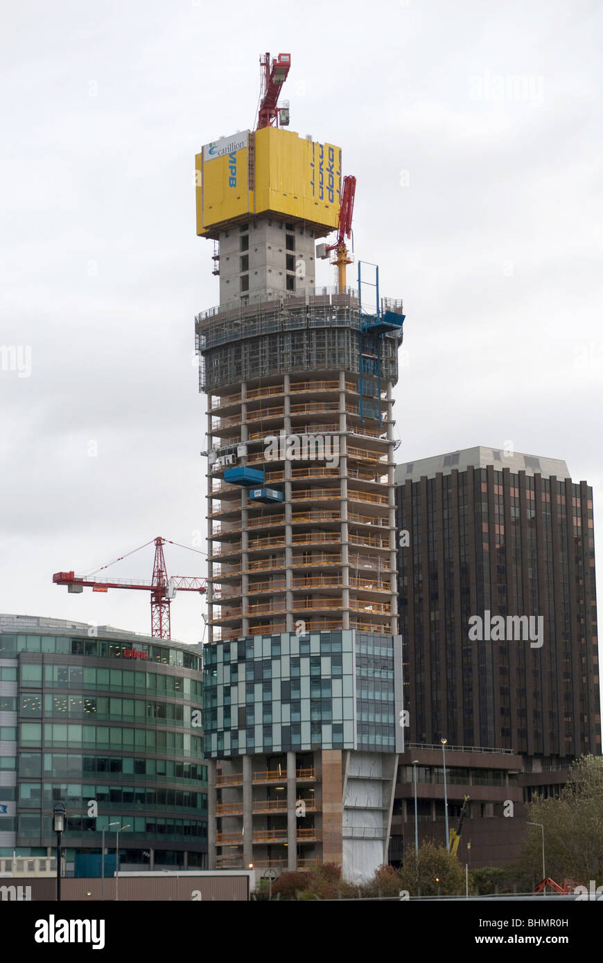 New tower building under construction Stock Photo - Alamy