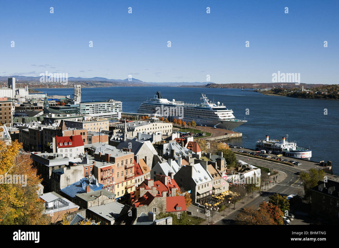 St Lawrence River Quebec Cruise Ship High Resolution Stock Photography ...