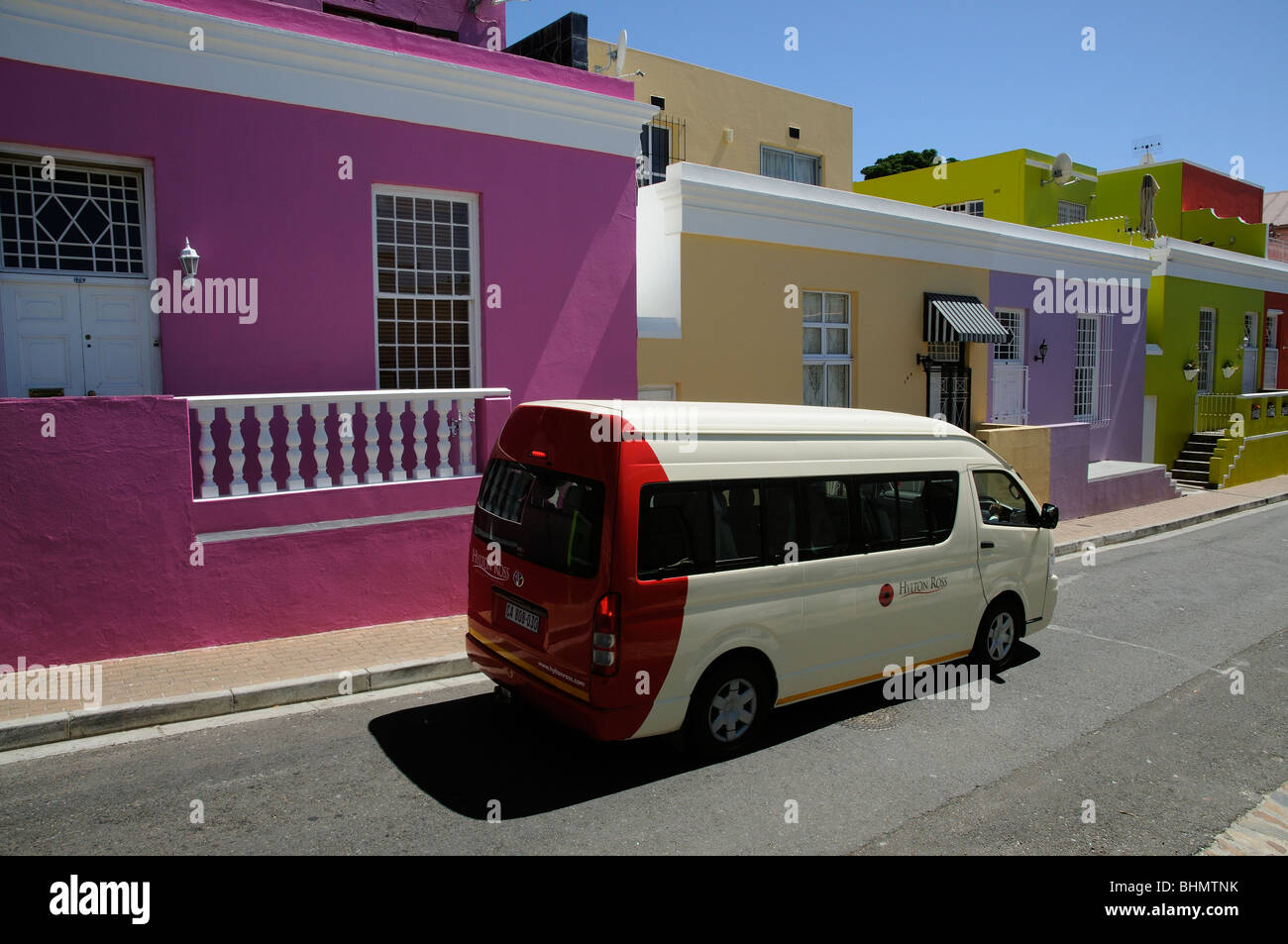 Hilton Ross tourist bus in the Malay Quarter Cape Town South Africa ...