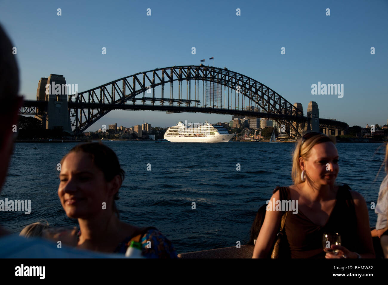 The Sydney Harbour Bridge. One of the most recognisable landmarks of ...