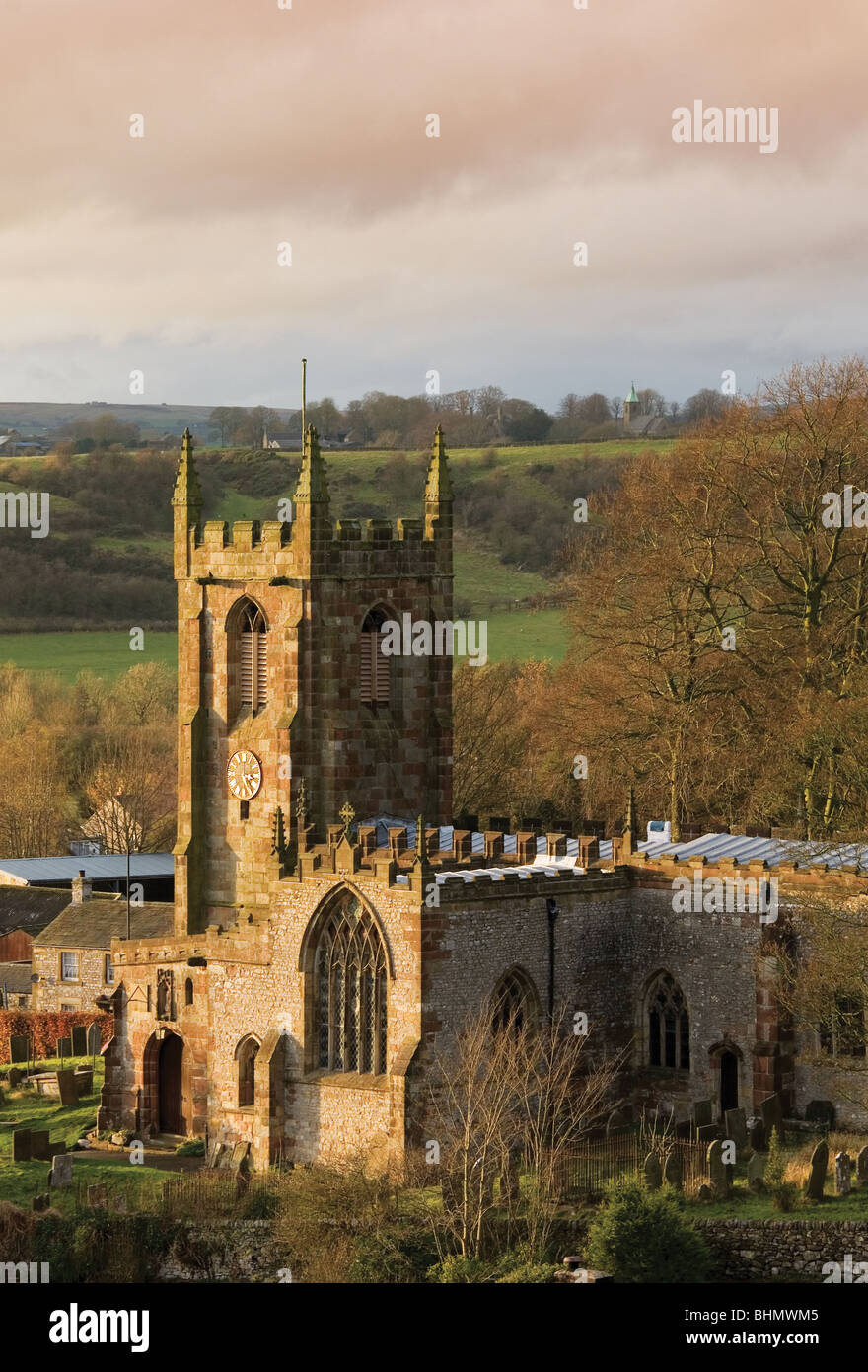 St Giles church, Hartington, Peak District, Derbyshire Stock Photo - Alamy