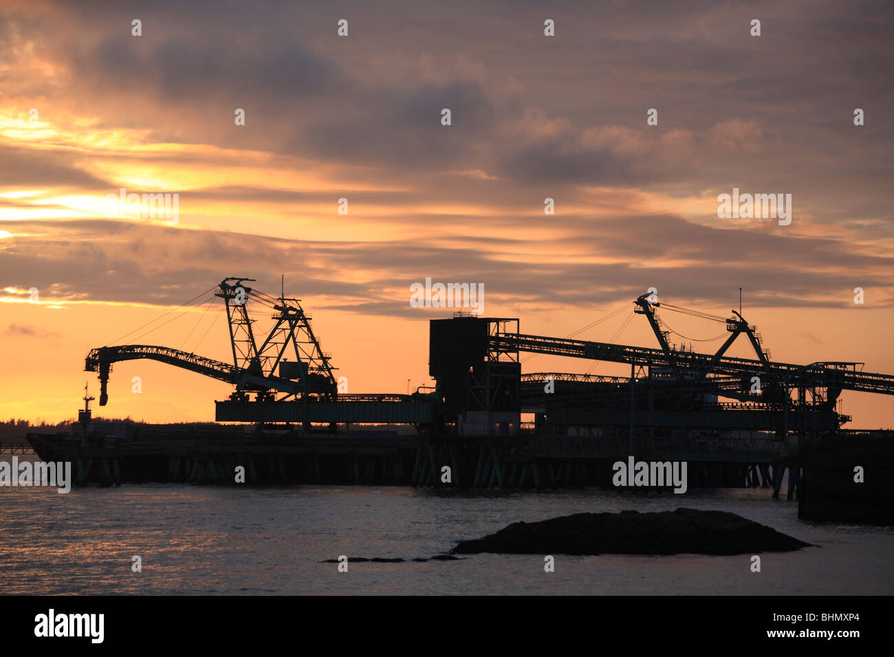 Coal loading terminal, Ridley Island, Prince Rupert, BC Stock Photo - Alamy