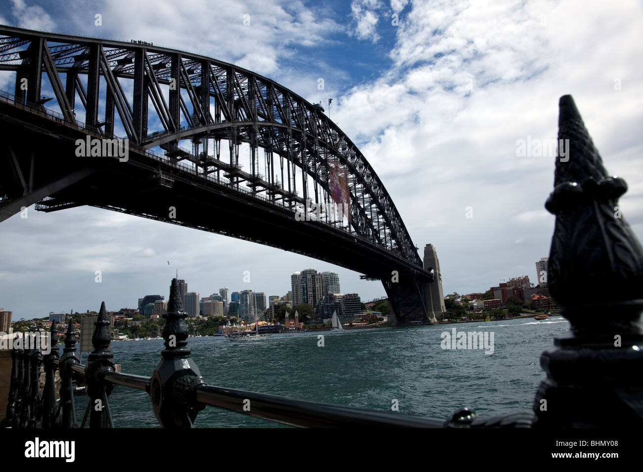 The Sydney Harbour Bridge. One of the most recognisable landmarks of ...