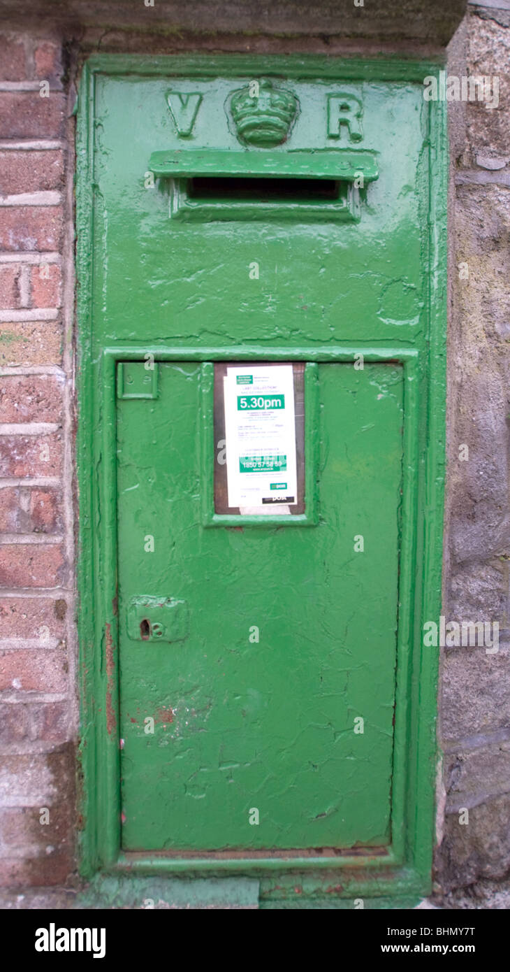 An Irish Victorian Letter Box Stock Photo - Alamy