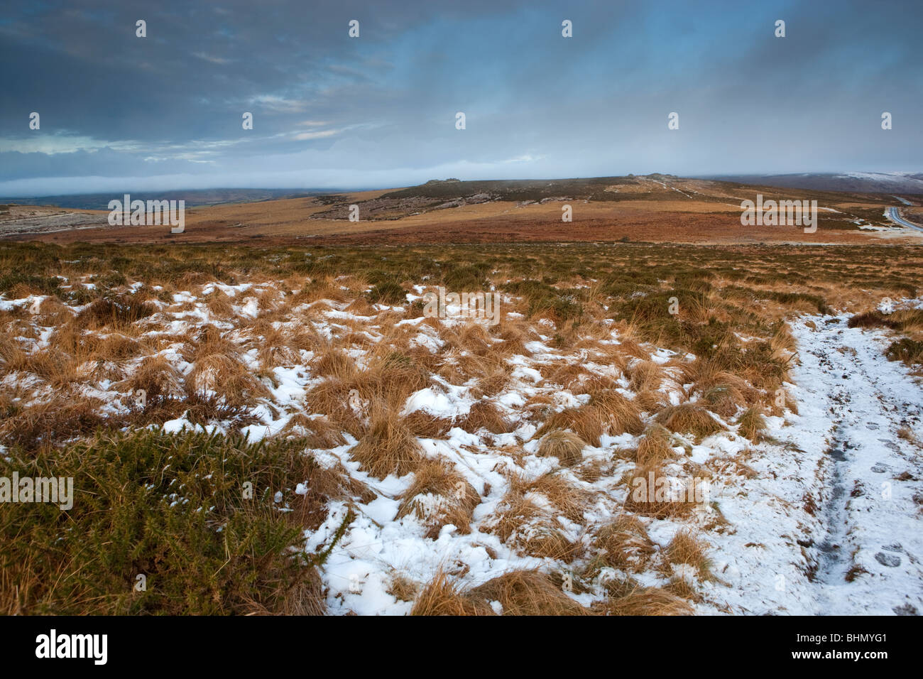 View from Rippon Tor towards Pil Tor. Dartmoor National Park Stock ...