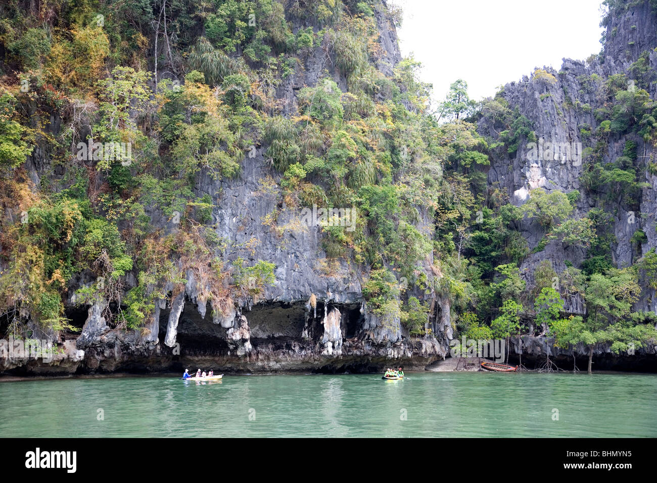 Canoing in Thailand - Talu island Stock Photo - Alamy