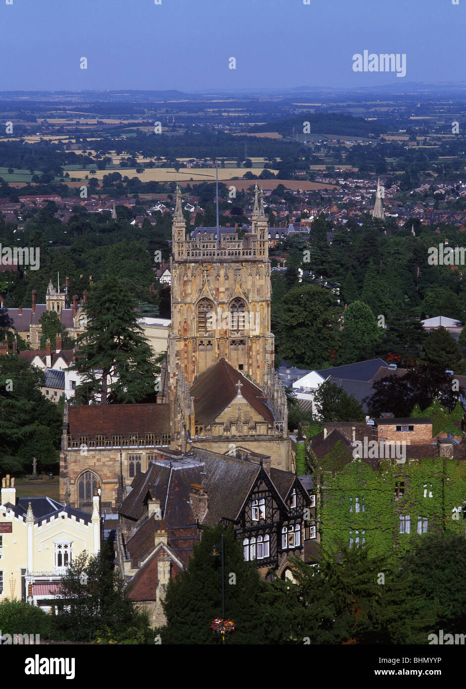 Great Malvern Priory Church Worcestershire England UK Stock Photo - Alamy