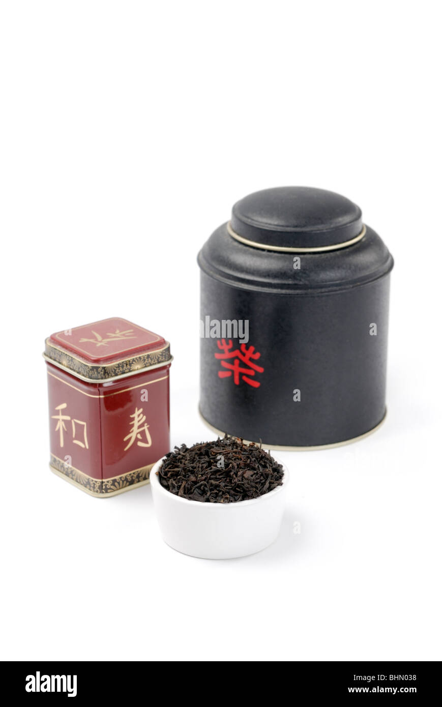 Tea containers Cut Out Stock Images & Pictures - Alamy