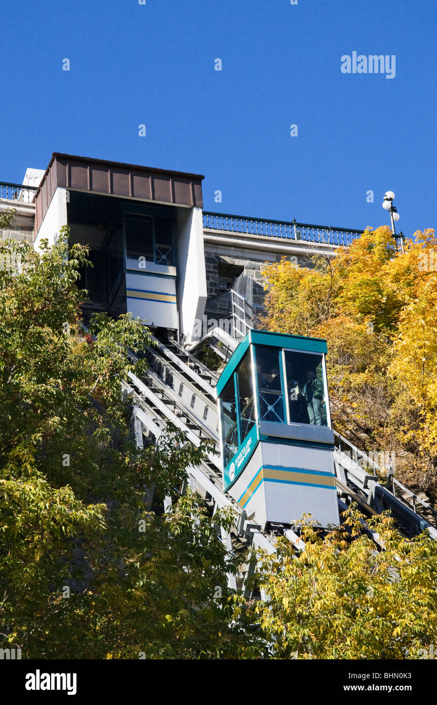 Funiculaire Quebec City Canada Stock Photo - Alamy