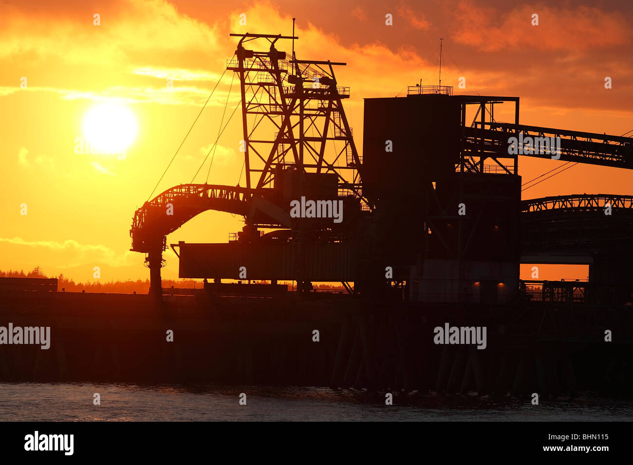 Coal loading terminal, Ridley Island, Prince Rupert, BC Stock Photo - Alamy