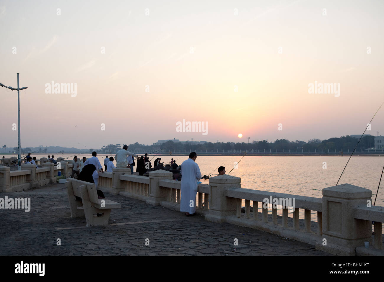 Corniche sunset Jeddah Saudi Arabia Stock Photo - Alamy