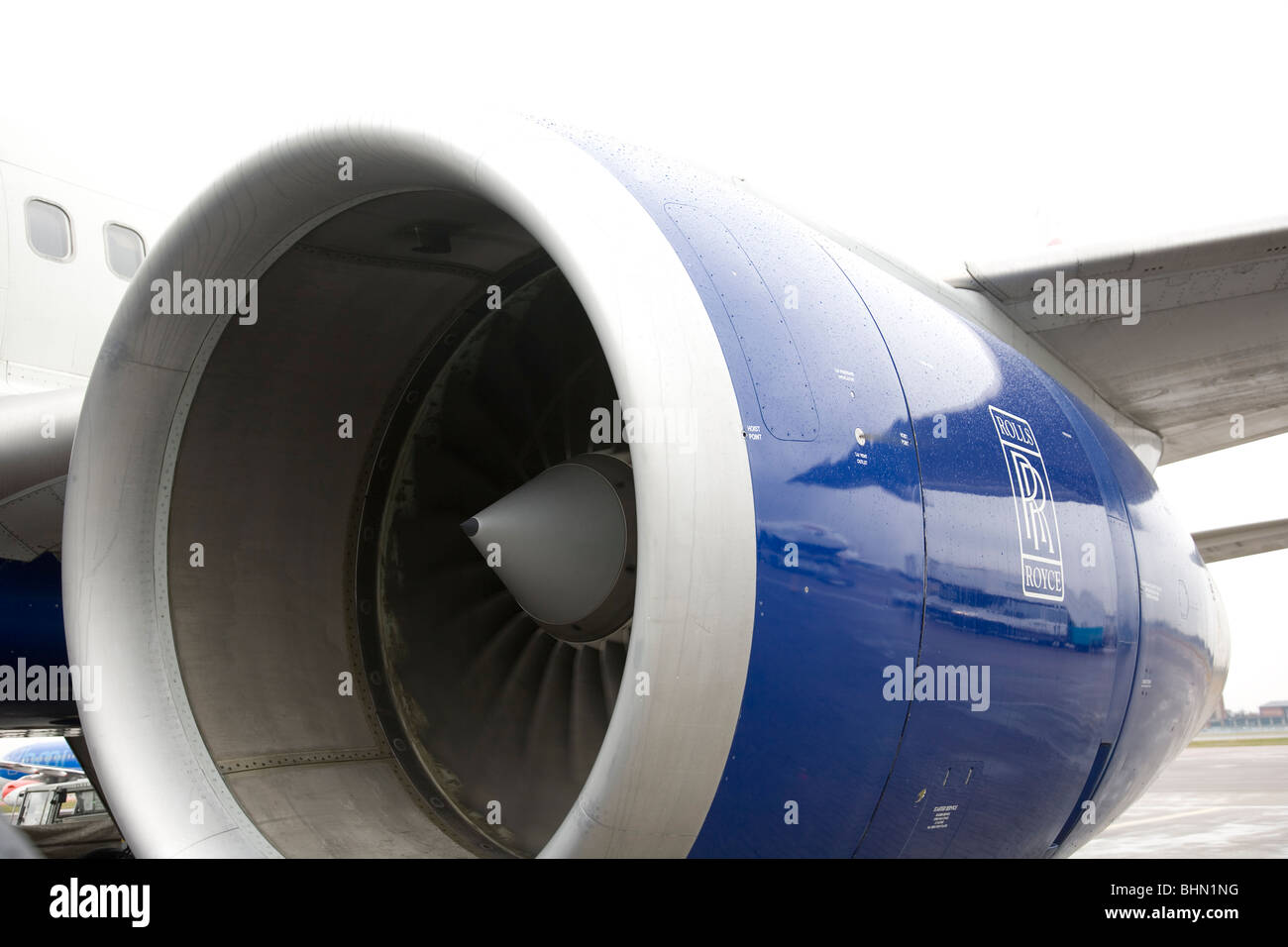 BA Rolls Royce Engine Stock Photo - Alamy