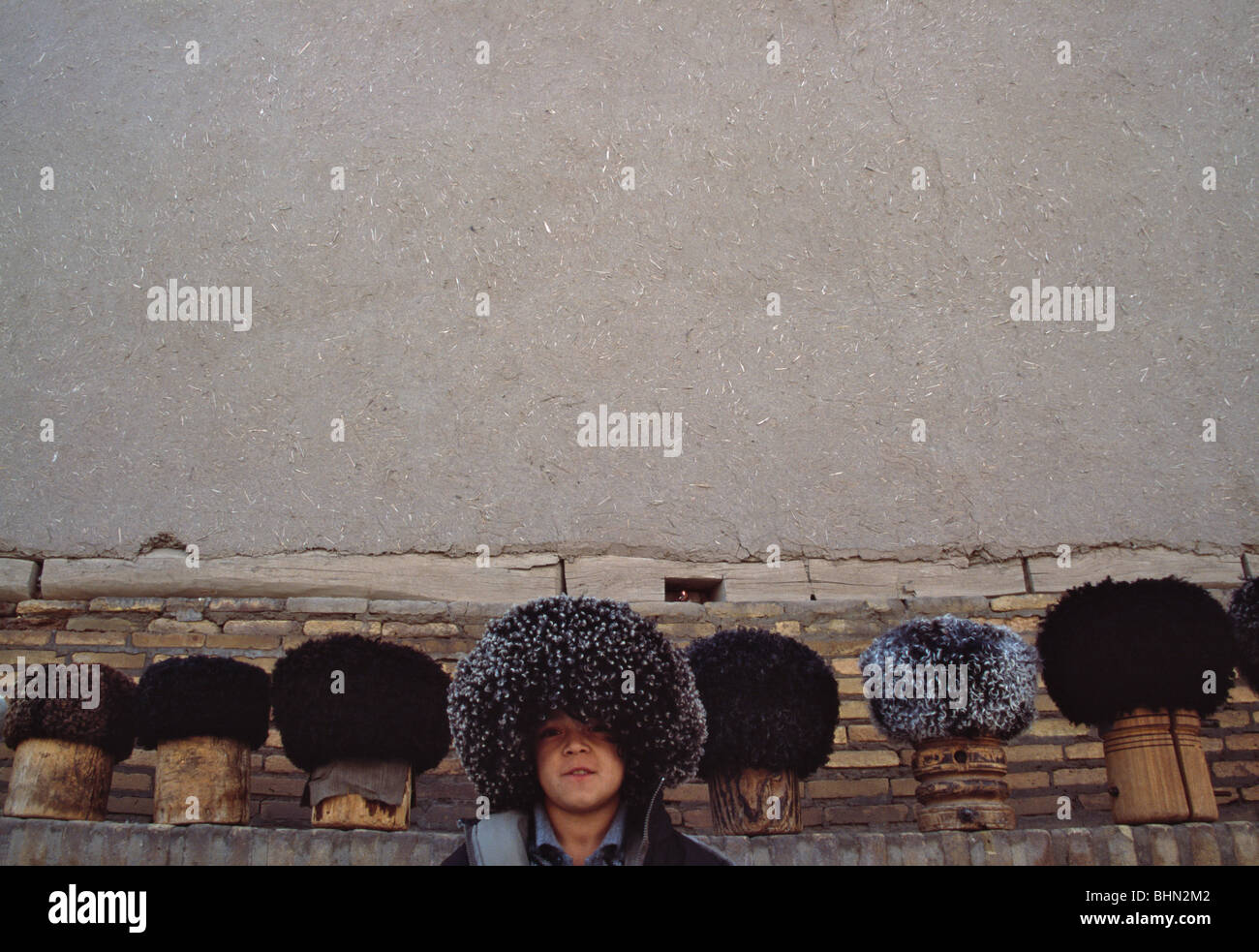 Man selling wool hats hi-res stock photography and images - Alamy