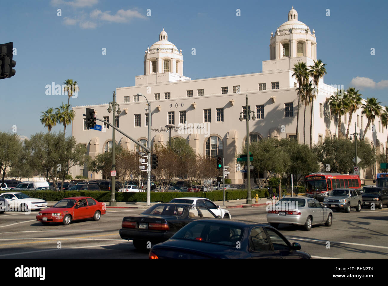 United State Post Office building in Los Angeles, California Stock ...