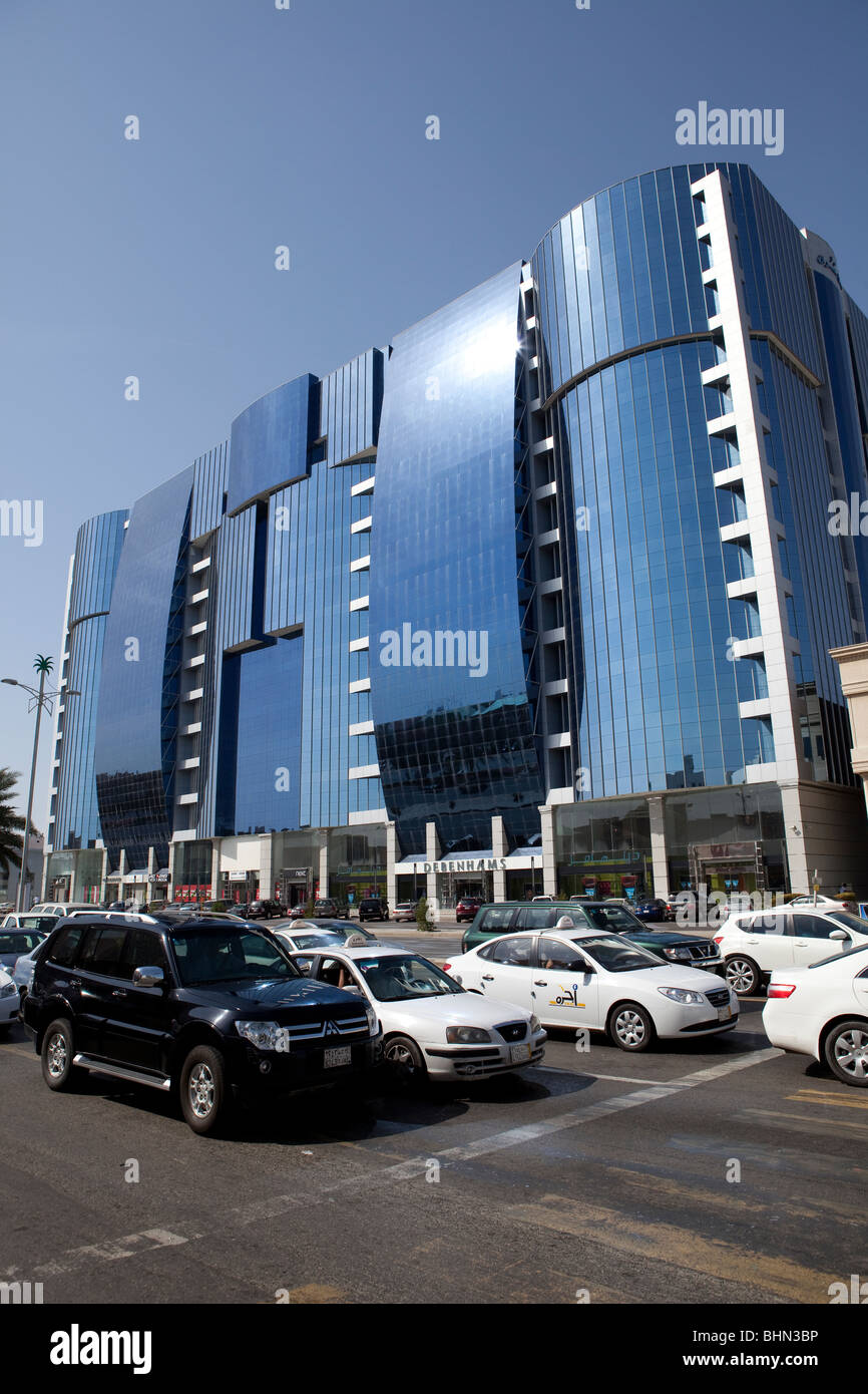 Modern buildings Jeddah Saudi Arabia street Arabic Stock Photo - Alamy
