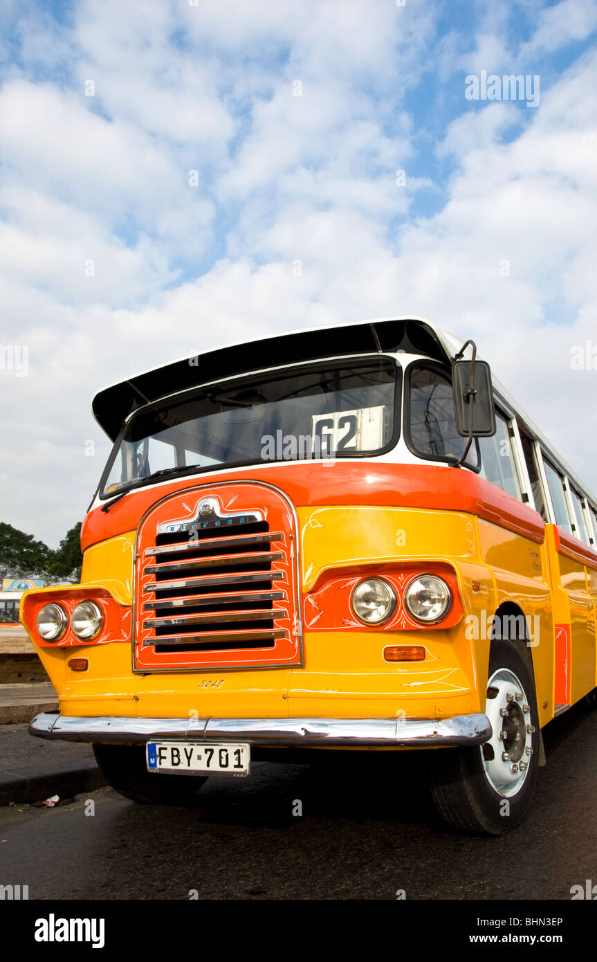 Traditional malta bus hi-res stock photography and images - Alamy
