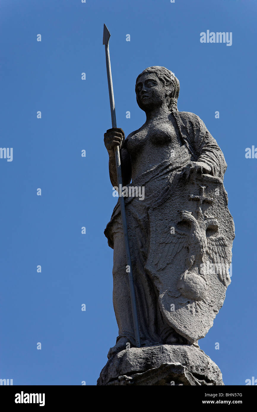 Koper,Carpacciov Square,Column of St Justin,Slovenia Stock Photo - Alamy