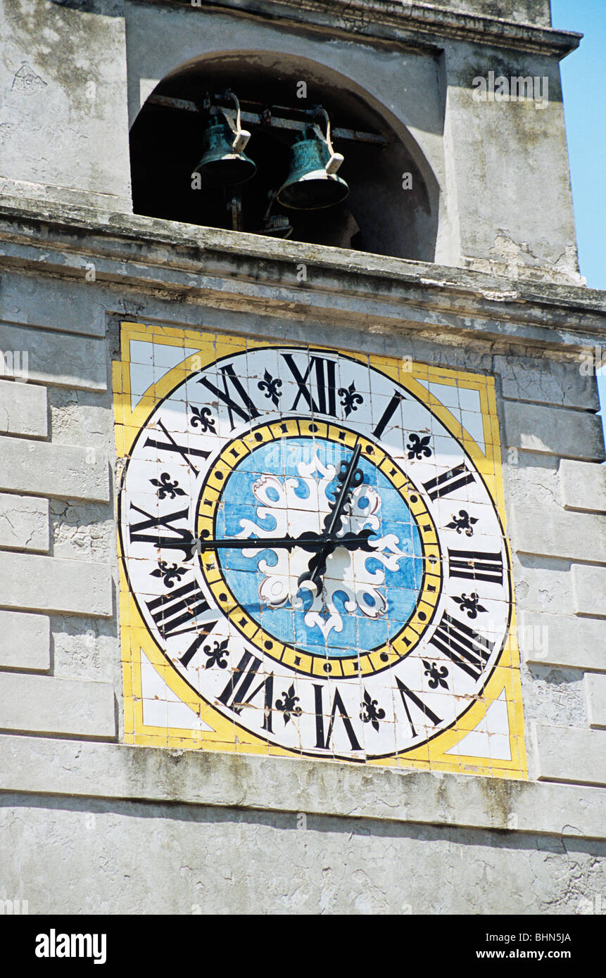 Clock tower, Piazza Umberto, main town, Capri, Italy Stock Photo - Alamy