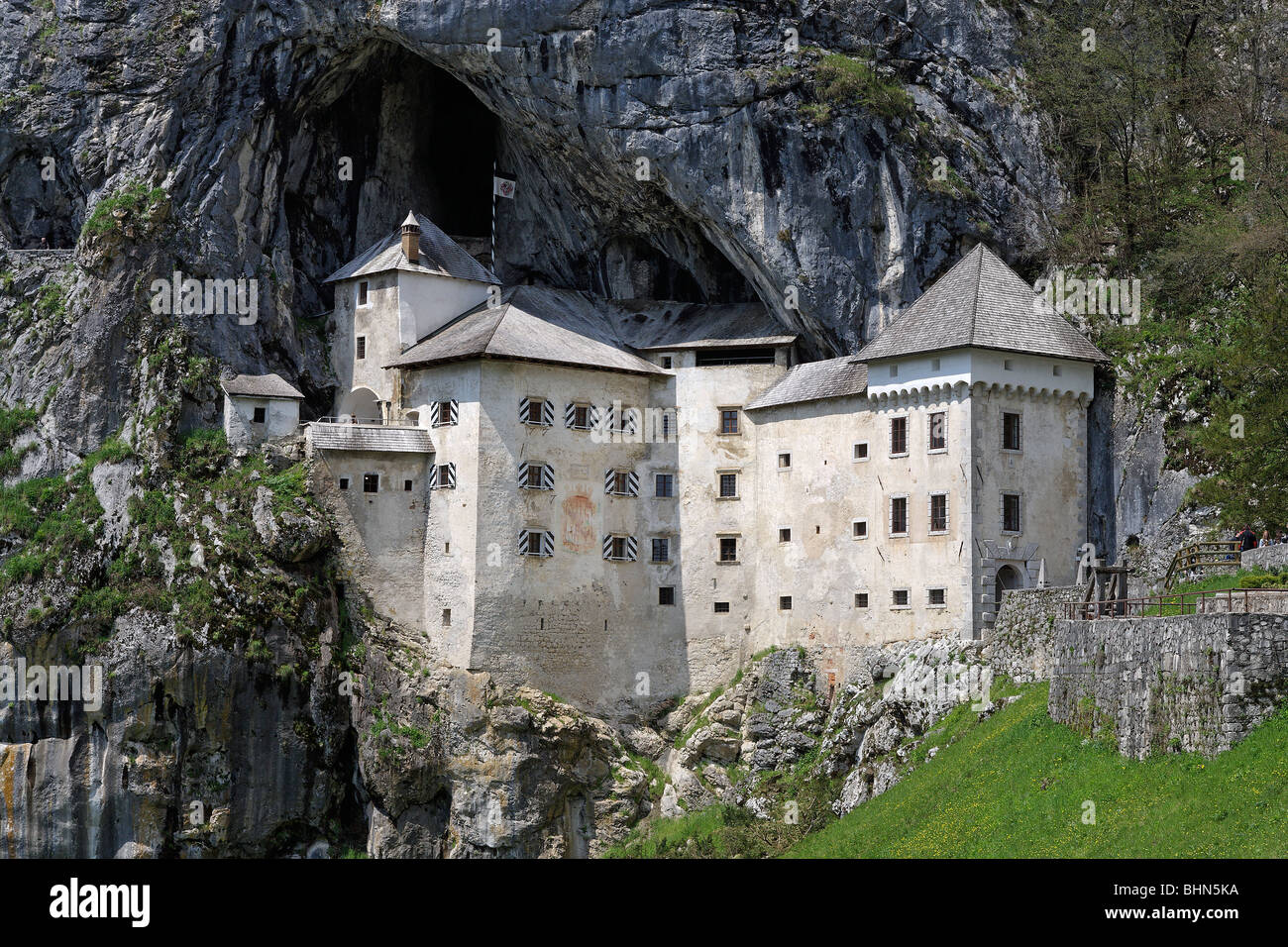 Predjama Castle,12th century,Postojna Region,Slovenia Stock Photo - Alamy