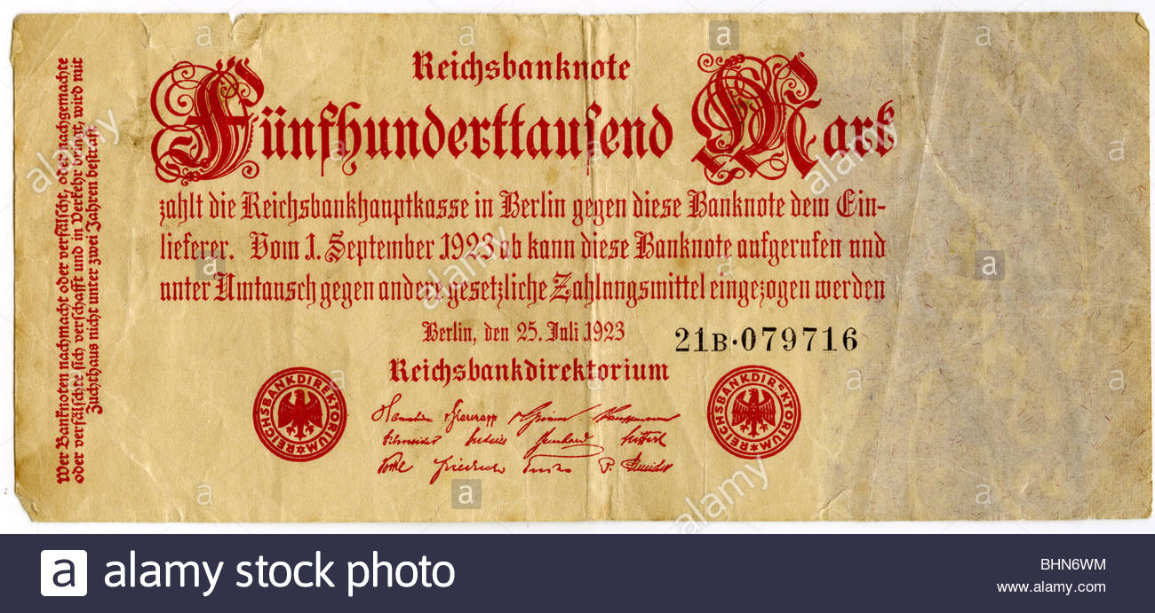 Germany Inflation 1920s High Resolution Stock Photography and Images ...
