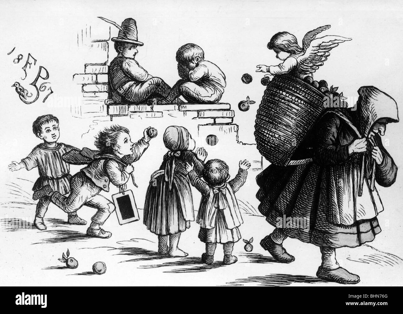 Drawing by franz von pocci hi-res stock photography and images - Alamy