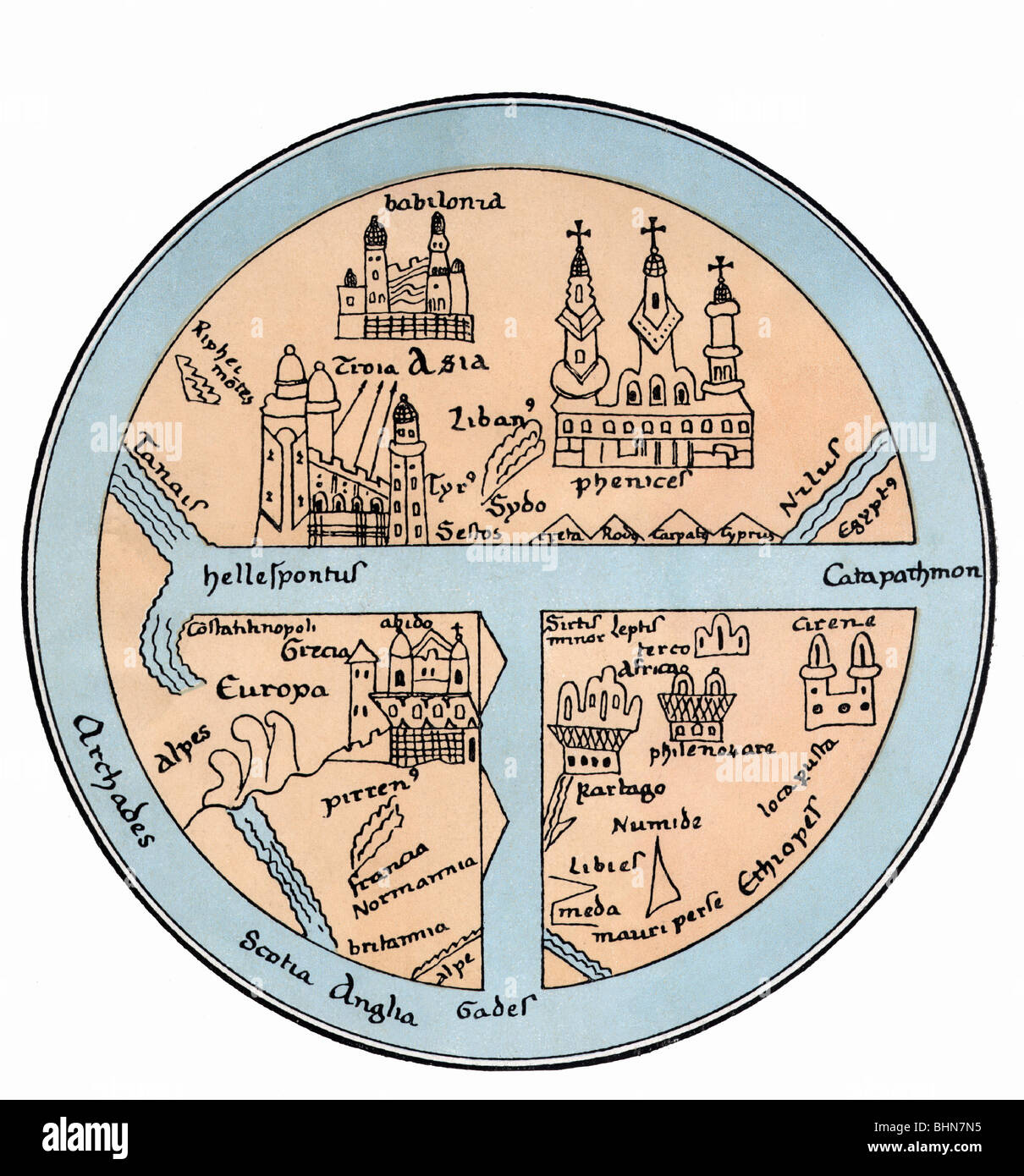 Middle east map High Resolution Stock Photography and Images - Alamy