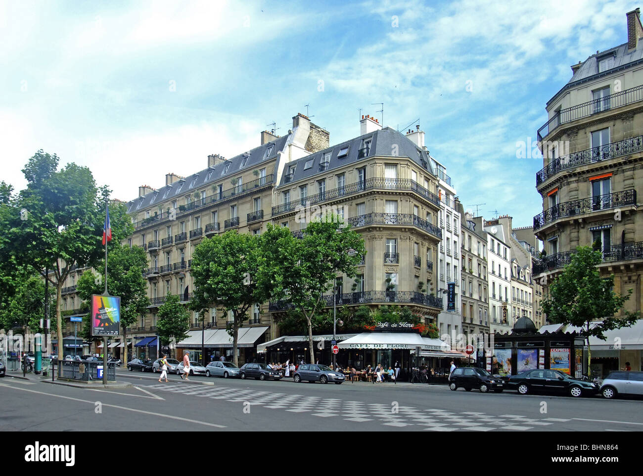 Boulevard Saint Germain Paris Stock Photos & Boulevard Saint Germain ...