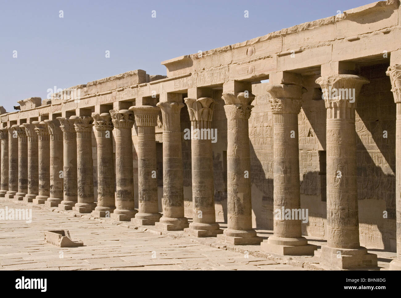 geography / travel, Egypt, Agilkia, Philae temple of Isis, portico ...