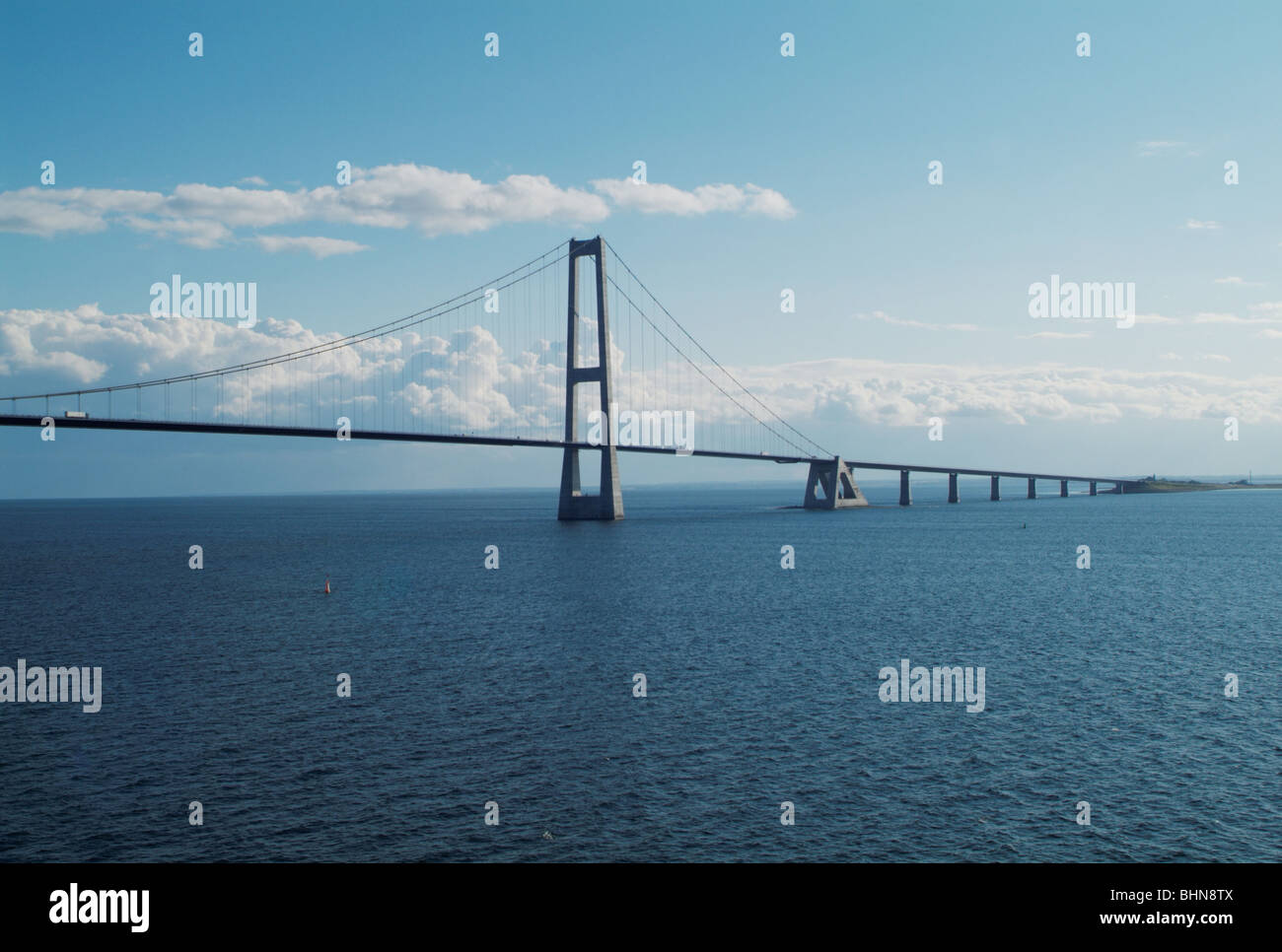 architecture, bridges, Great Belt Fixed Link across the Great Belt ...