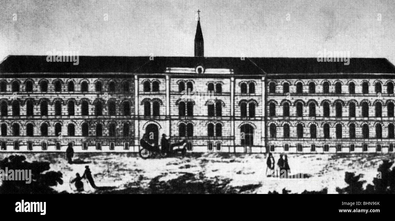 19th century vienna hospital Black and White Stock Photos & Images - Alamy