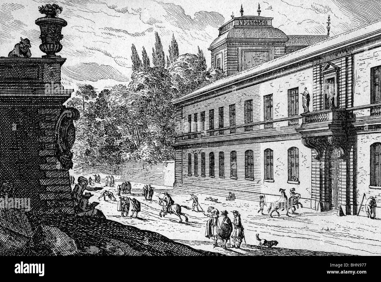 Paris, 17th century, street Black and White Stock Photos & Images - Alamy
